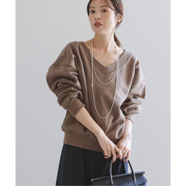 ノーブル（Noble）/《26SS先行予約》Vネックオーバースウェット