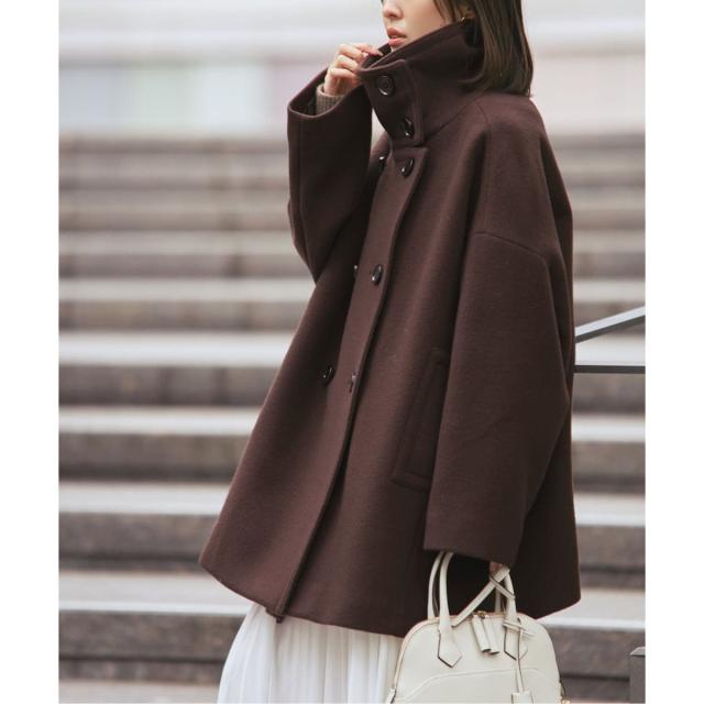 ノーブル（Noble）/《追加・WEB限定カラー》スタンドカラーオーバーコート