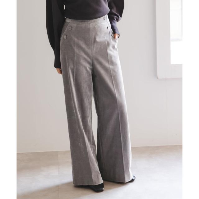 【NEW】ノーブル（Noble）/ソフトコーデュロイナローワイドパンツ