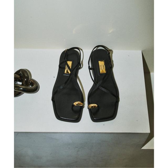 ルタロン（LE TALON）/《追加3》GRISEメタルリングクロストングサンダル