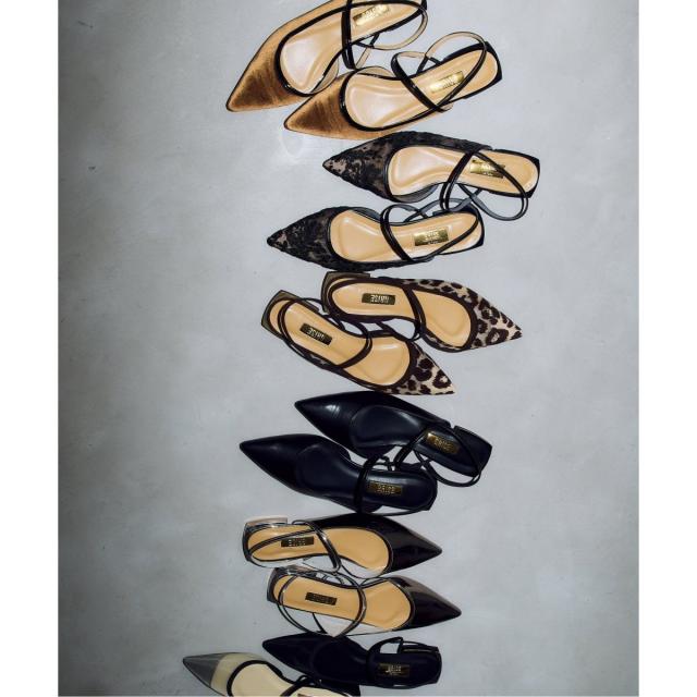 ルタロン（LE TALON）/《追加》GRISEポインテッドストラップスリングバック