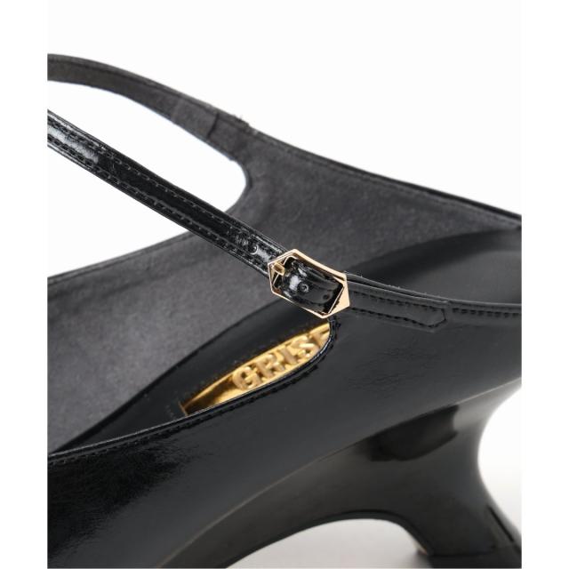 ルタロン（LE TALON）/《追加》GRISE6cmピープトゥストラップミュール