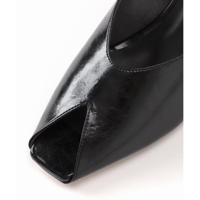 ルタロン（LE TALON）/《追加》GRISE6cmピープトゥストラップミュール