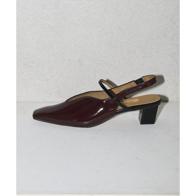 ルタロン（LE TALON）/《追加》GRISE4cmナロースクエアウェーブスリングバック