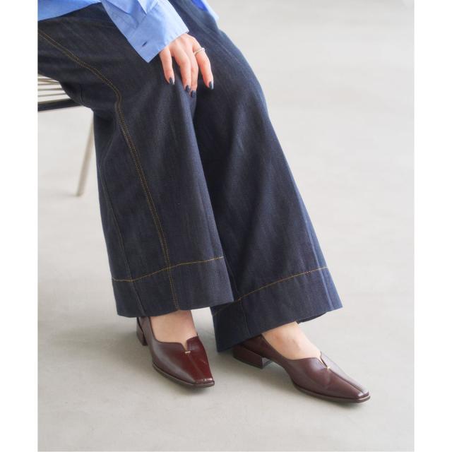 ルタロン（LE TALON）/《追加3》2．5cmスクエアスリットソフトフラット