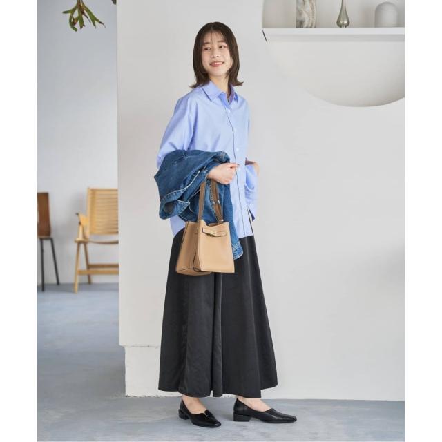 ルタロン（LE TALON）/《追加3》2．5cmスクエアスリットソフトフラット