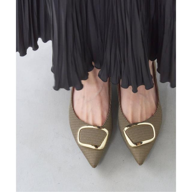 ルタロン（LE TALON）/《追加》3cmポインテッドニュアンスバックルパンプス