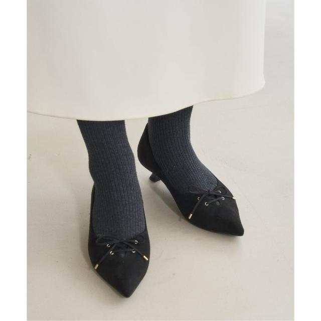 ルタロン（LE TALON）/3．5cmレースアップパンプス