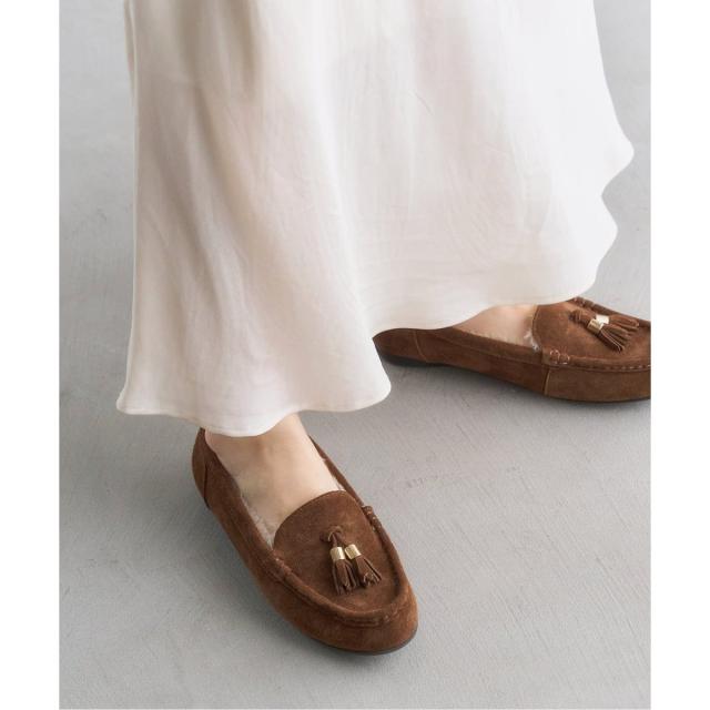 ルタロン（LE TALON）/レザーファータッセルモカシン