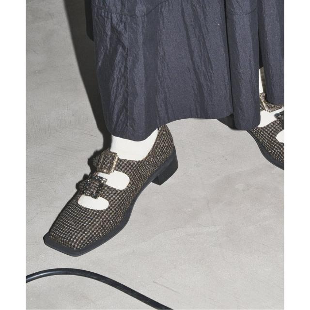 ルタロン（LE TALON）/GRISEダブルビジューバックルメリージェーン