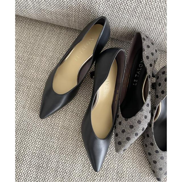 ルタロン（LE TALON）/《追加》7cmポインテッドニュアンスカットパンプス