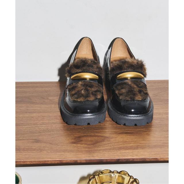 ルタロン（LE TALON）/GRISEメタルモチーフタンクソールローファー