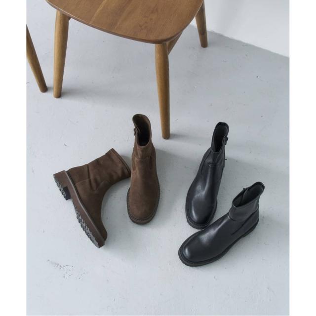 ルタロン（LE TALON）/《追加予約6》3．5cmトラックソールフィットショートブーツ