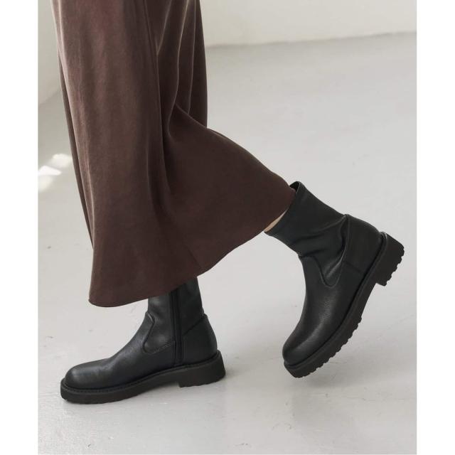 ルタロン（LE TALON）/《追加予約6》3．5cmトラックソールフィットショートブーツ