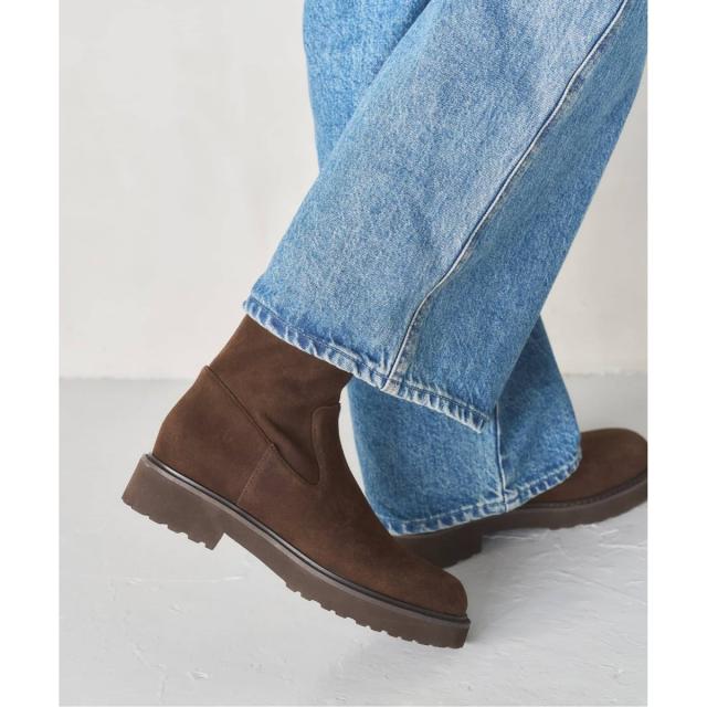 ルタロン（LE TALON）/《追加予約6》3．5cmトラックソールフィットショートブーツ