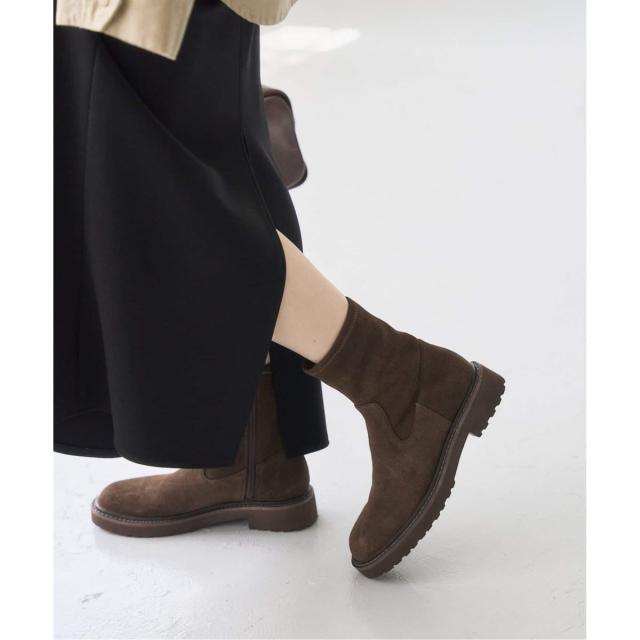 ルタロン（LE TALON）/《追加予約6》3．5cmトラックソールフィットショートブーツ