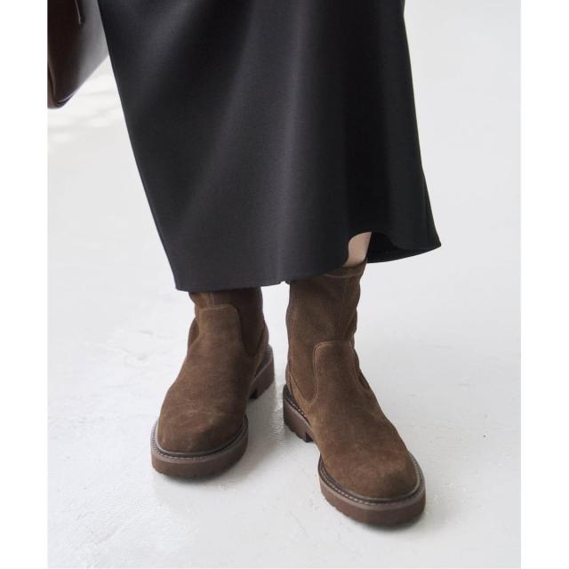 ルタロン（LE TALON）/《追加予約6》3．5cmトラックソールフィットショートブーツ