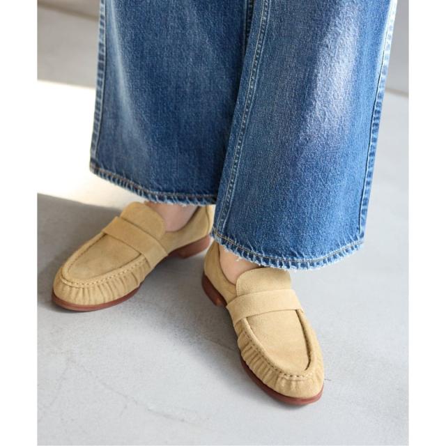 ルタロン（LE TALON）/《予約》レザーギャザーローファー