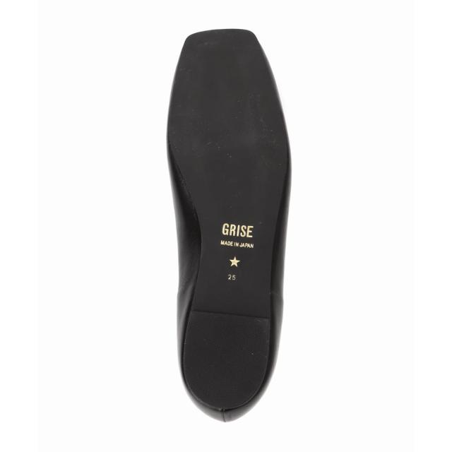 ルタロン（LE TALON）/《追加》GRISEレザースクエアプリーツフラット