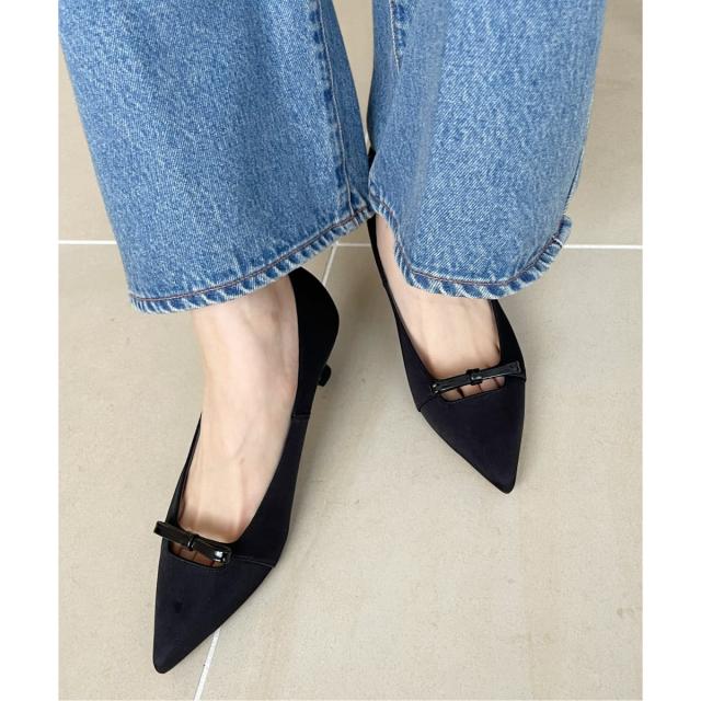 ルタロン（LE TALON）/《予約》5cmポインテッドナローリボンパンプス