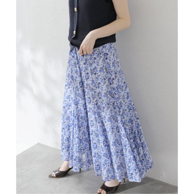 ラ トータリテ（La TOTALITE）/《追加》【洗える】コットンローンマチフレアスカート