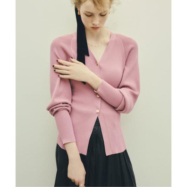 ラ トータリテ（La TOTALITE）/【洗える】Vネックシルエットカーディガン