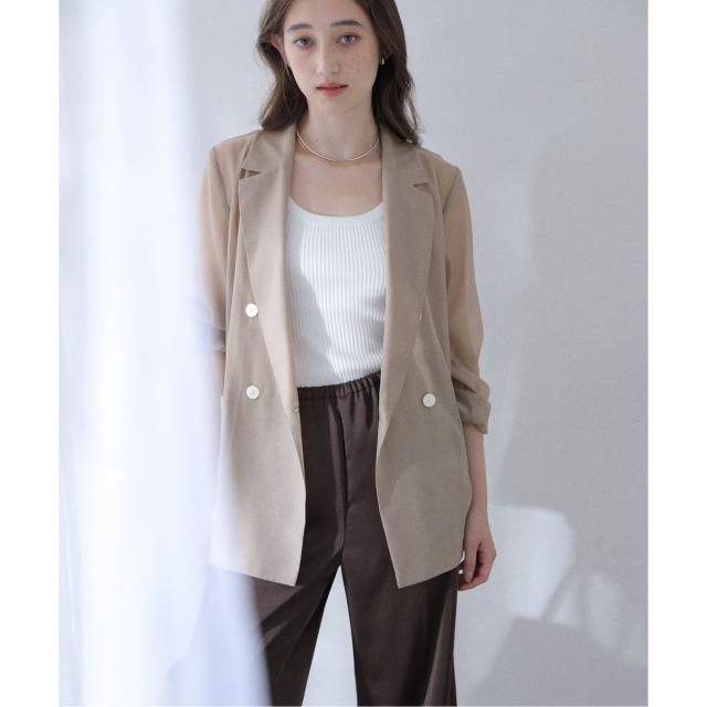 ラ トータリテ（La TOTALITE）/《追加》【洗える】ウォッシャブルシアージャケット