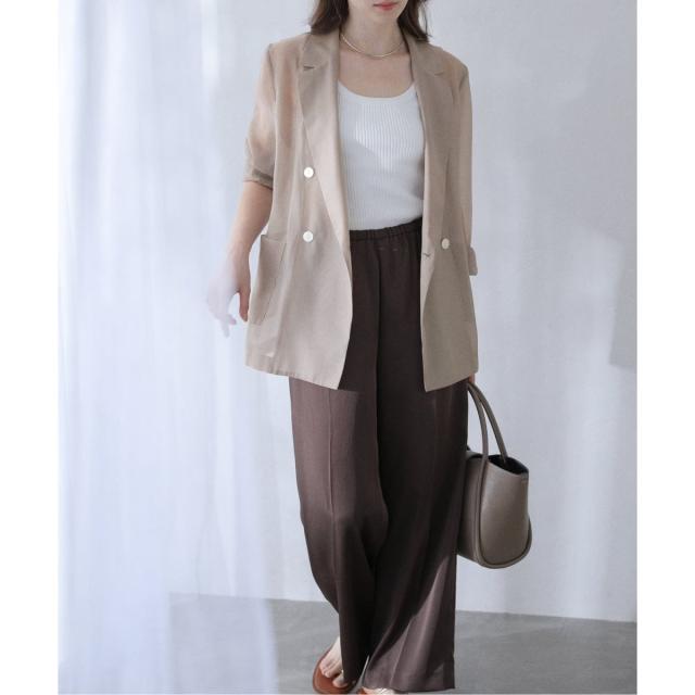 ラ トータリテ（La TOTALITE）/《追加》【洗える】ウォッシャブルシアージャケット