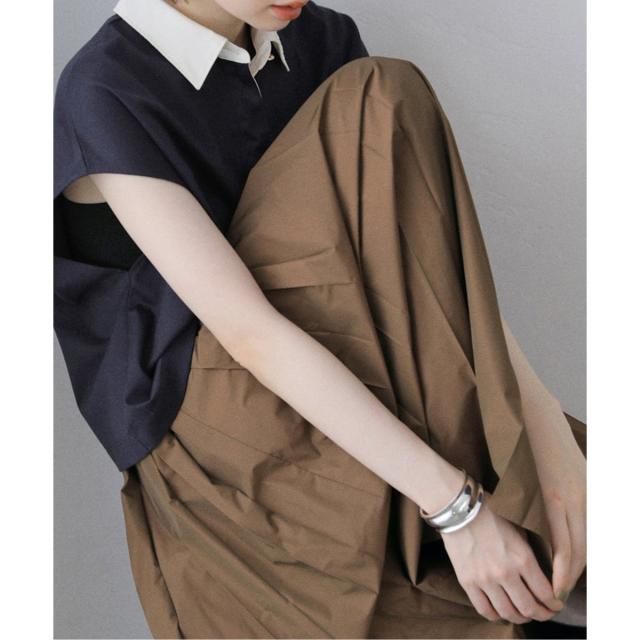 ラ トータリテ（La TOTALITE）/【洗える】タフタプリーツスカート