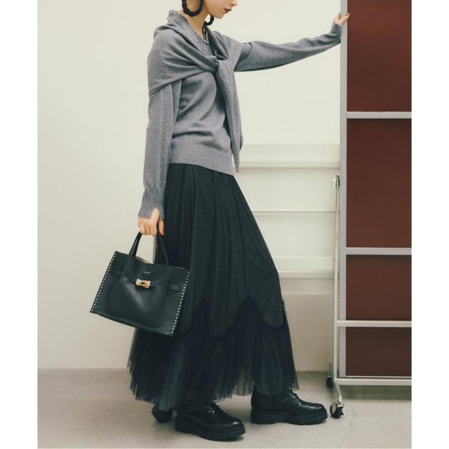 ラ トータリテ（La TOTALITE）/【洗える】ランダムヘム2WAYチュールスカート