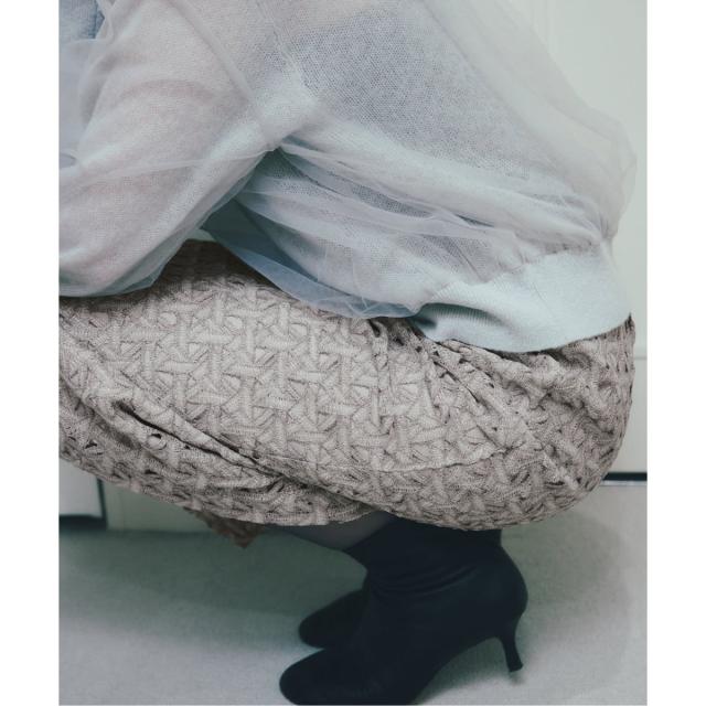 ラ トータリテ（La TOTALITE）/ジオメトリックレースタイトスカート