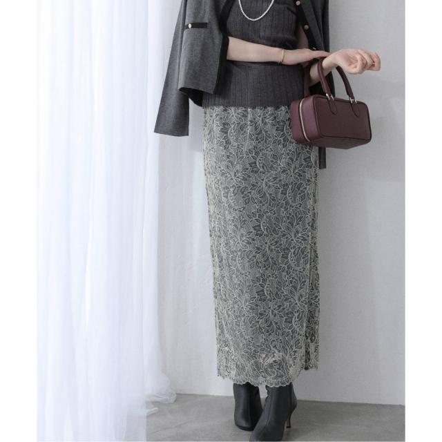 ラ トータリテ（La TOTALITE）/《WEB限定》マキシレースタイトスカート