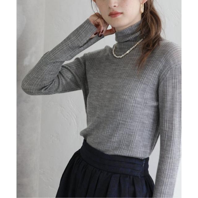 ラ トータリテ（La TOTALITE）/【洗える】ウォッシャブルタートルニットプルオーバー