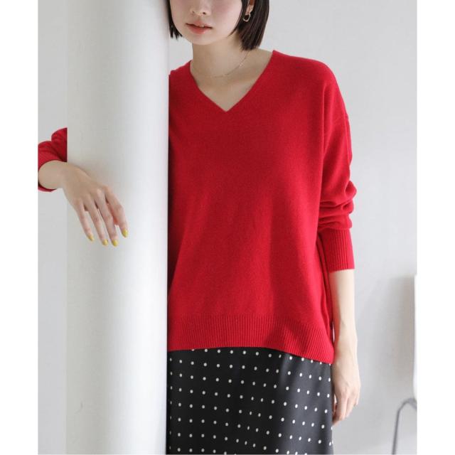 ラ トータリテ（La TOTALITE）/ウールカシミヤVネックプルオーバー