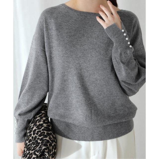 ラ トータリテ（La TOTALITE）/ウールカシミヤパールニットプルオーバー