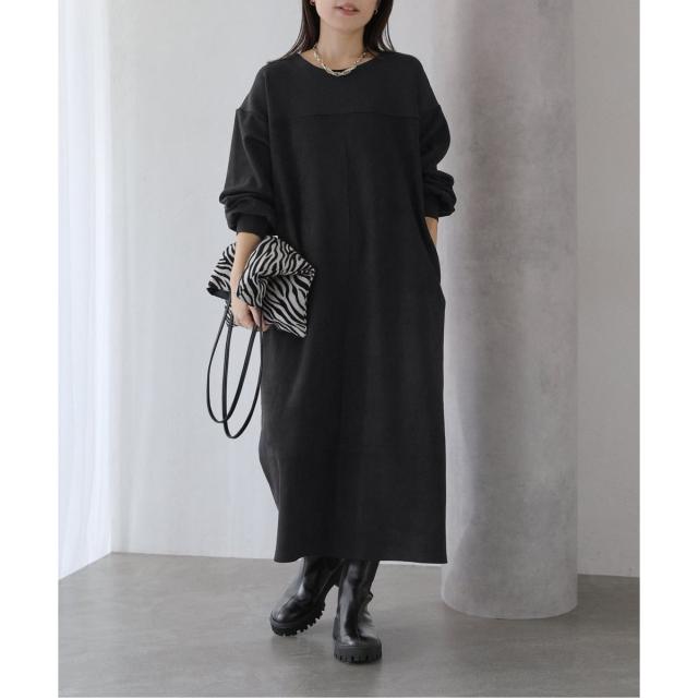 ラ トータリテ（La TOTALITE）/【洗える】2WAYスエードワンピース