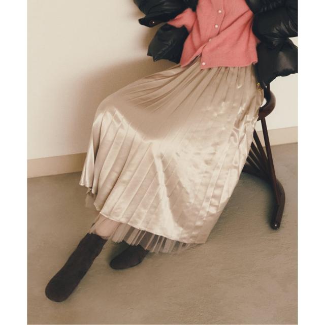 ラ トータリテ（La TOTALITE）/【洗える】ダブルアコーディオンプリーツスカート