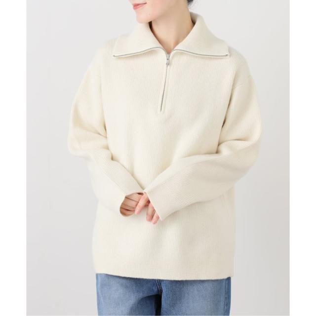 ラ トータリテ（La TOTALITE）/ANNUAL/アニュアル カシミヤミックスハーフジッププルオーバー