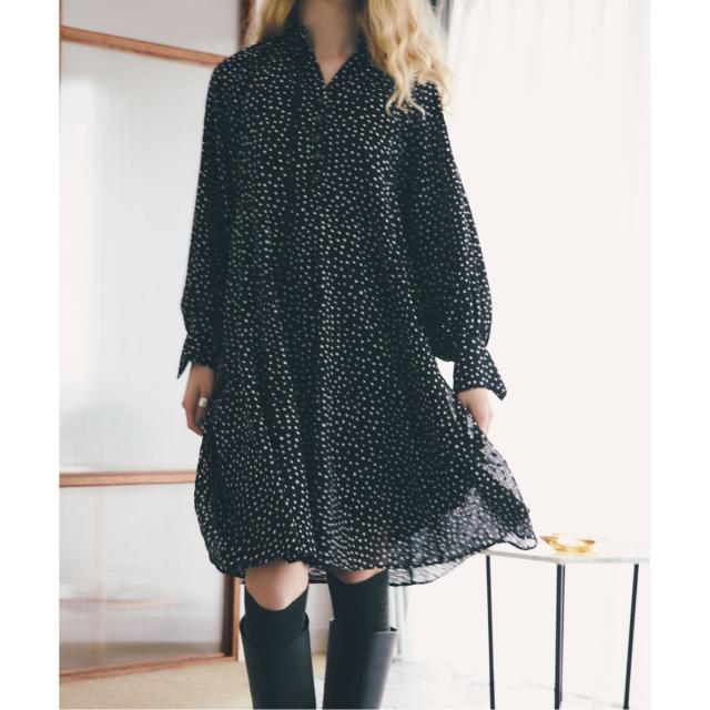 ラ トータリテ（La TOTALITE）/《追加予約》【洗える】ドットミニワンピース