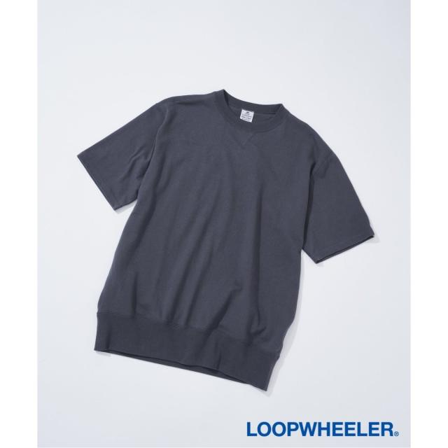 エディフィス（EDIFICE）/LOOPWHEELER for LOWERCASE ツリテンジク スウェット型 ワイドTシャツ