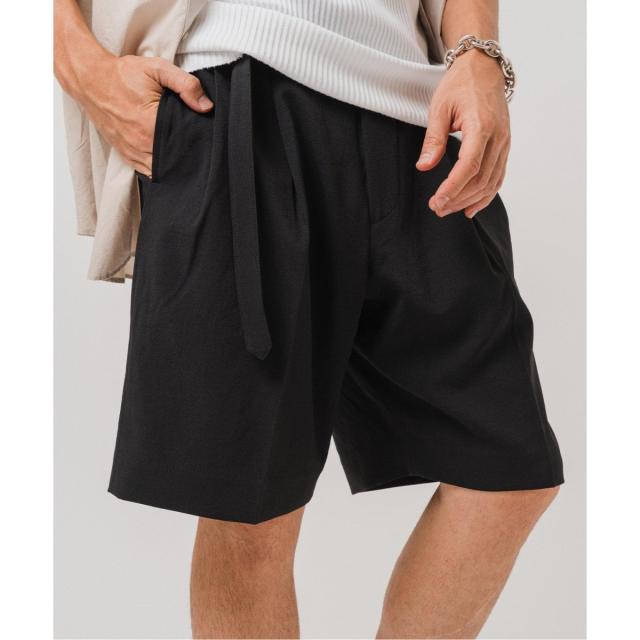 エディフィス（EDIFICE）/シャンタン ベルテッド 2プリーツ ショーツ