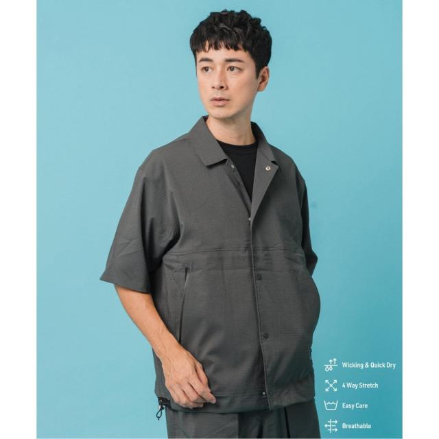 エディフィス（EDIFICE）/テック ドライ メッシュ ショートスリーブ シャツ