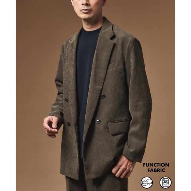エディフィス（EDIFICE）/MULTI FUNCTION  コーデュロイ ダブルブレスト 4ボタン ジャケット