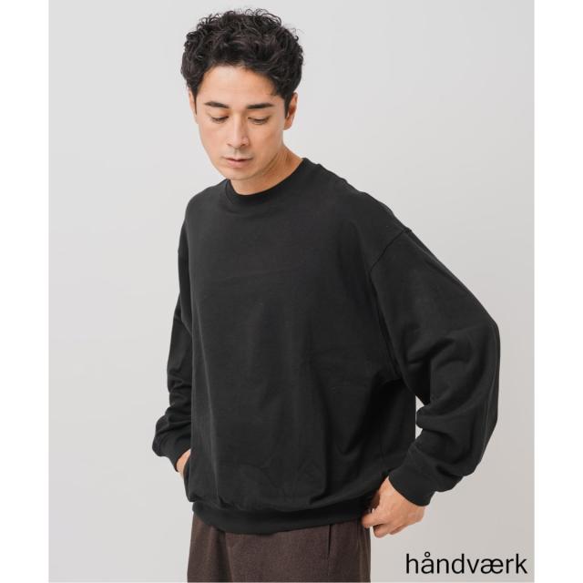 エディフィス（EDIFICE）/handvaerk (ハンドバーク) 別注 クルー ネック ロングスリーブ Tシャツ