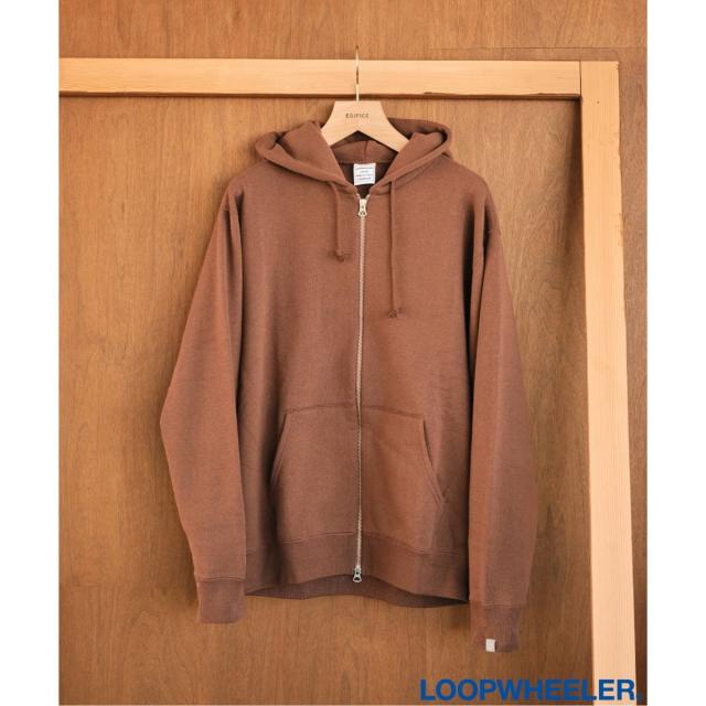 エディフィス（EDIFICE）/LOOPWHEELER × LOWERCASE for EDIFICE ライトツリウラケ ジップパー