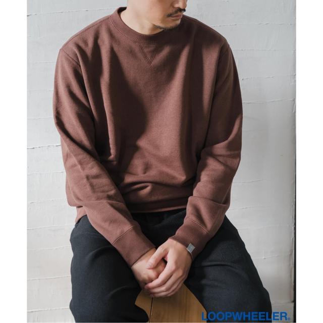 エディフィス（EDIFICE）/LOOPWHEELER for LOWERCASE ライトツリウラケ ルーズフィットスウェット