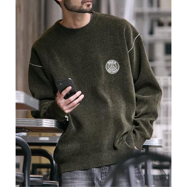 エディフィス（EDIFICE）/【Paris Saint−Germain / パリ・サン＝ジェルマン】 JP Mall knit p