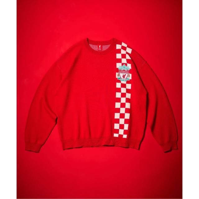 417 エディフィス（417 EDIFICE）/【Liverpool FC / リバプール FC】Checkered Knit