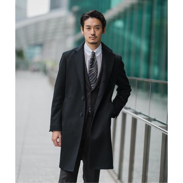 エディフィス（EDIFICE）/《追加》SUPER 140’s ウール / カシミヤ チェスターコート