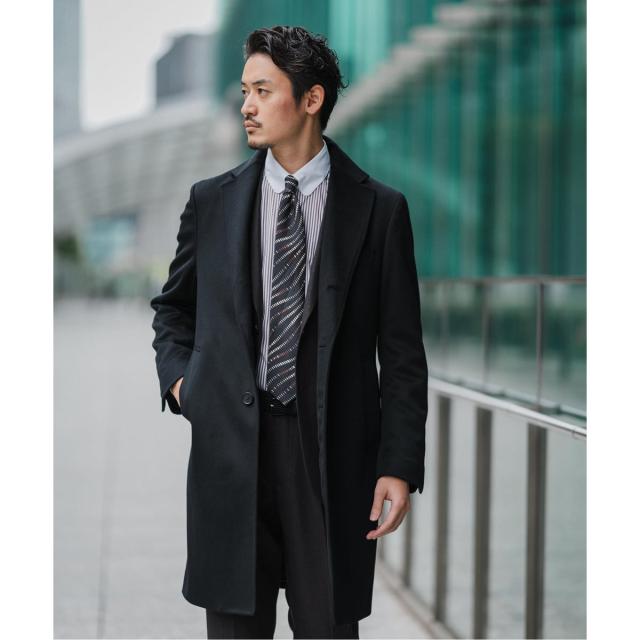 エディフィス（EDIFICE）/《追加》SUPER 140’s ウール / カシミヤ チェスターコート